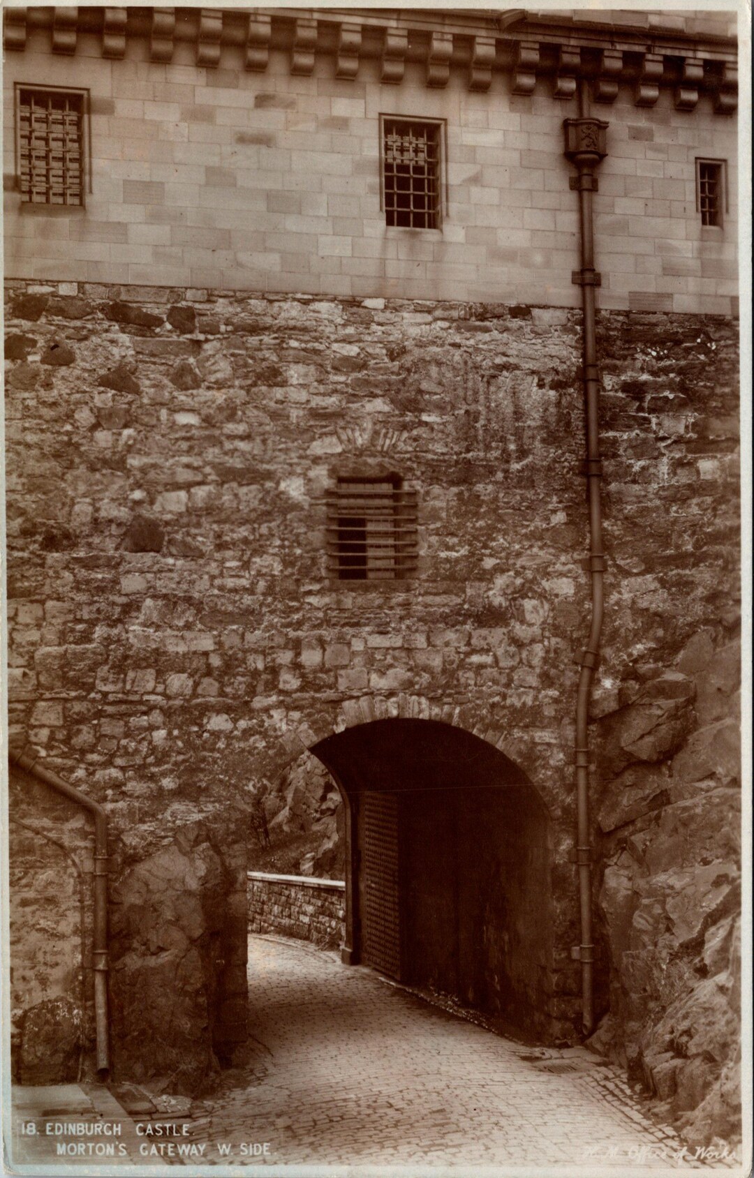 Morton's Gateway West Side Edinburgh Castle Edinburgh Scotland Postcard ...