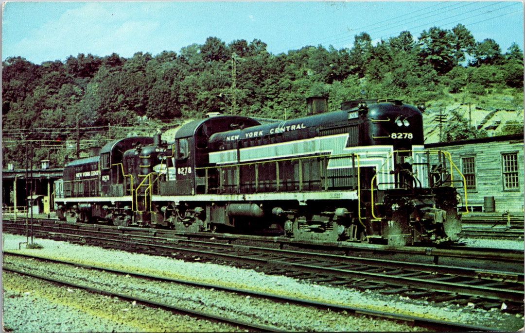New York Central 8278 Passenger Train North White Plains NY 1963 ...