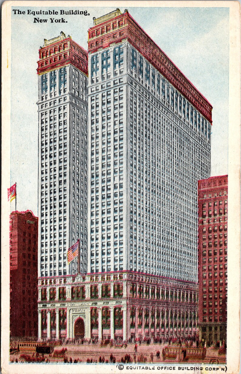 Equitable Office Building New York City NY Postcard L2 - Etsy