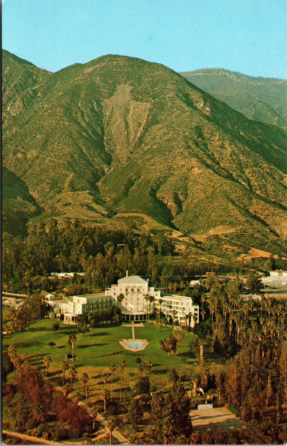San Bernardino California CA Aerial View Arrowhead Springs Hotel ...
