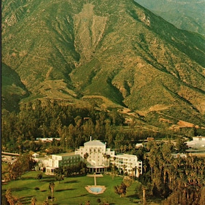 San Bernardino California CA Aerial View Arrowhead Springs Hotel ...