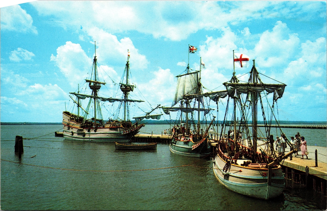 Jamestown Virginia VA the Three Ships Susan Constant Godspeed ...