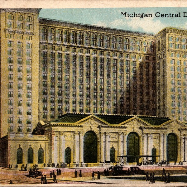 Detroit Postcard - Etsy
