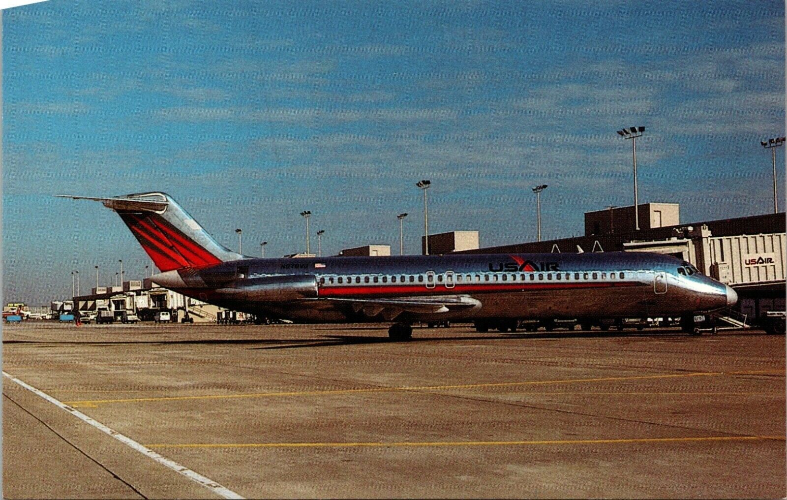 Usair Mcdonnell Douglas DC-9-31 Airplane Airlines Postcard - Etsy
