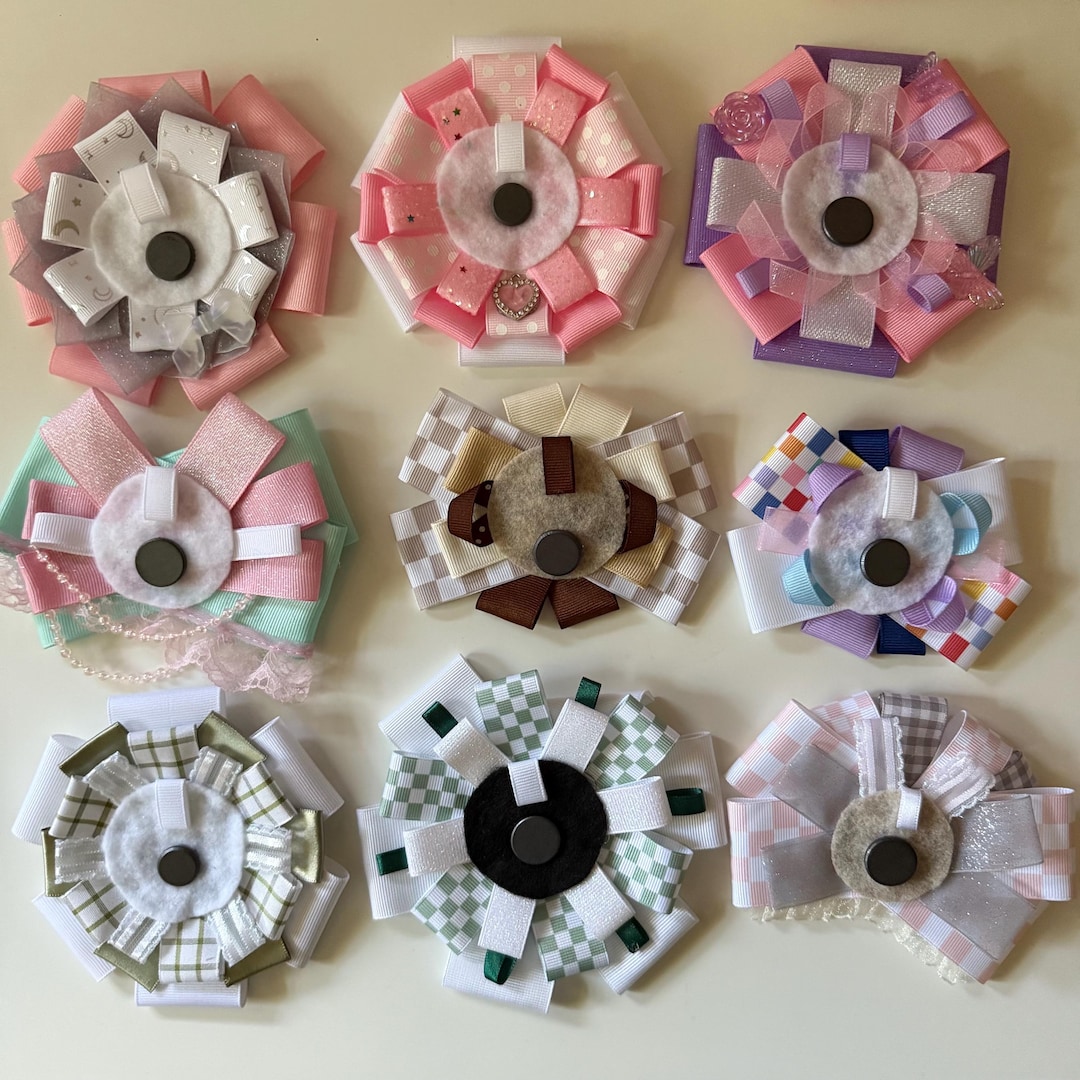 Handmade Ita Bag Rosette Ribbon Accessory Ornament - Etsy