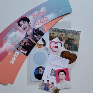 Random EXO Kpop Bundle Packs for Laptop Journal Lightstick - Etsy