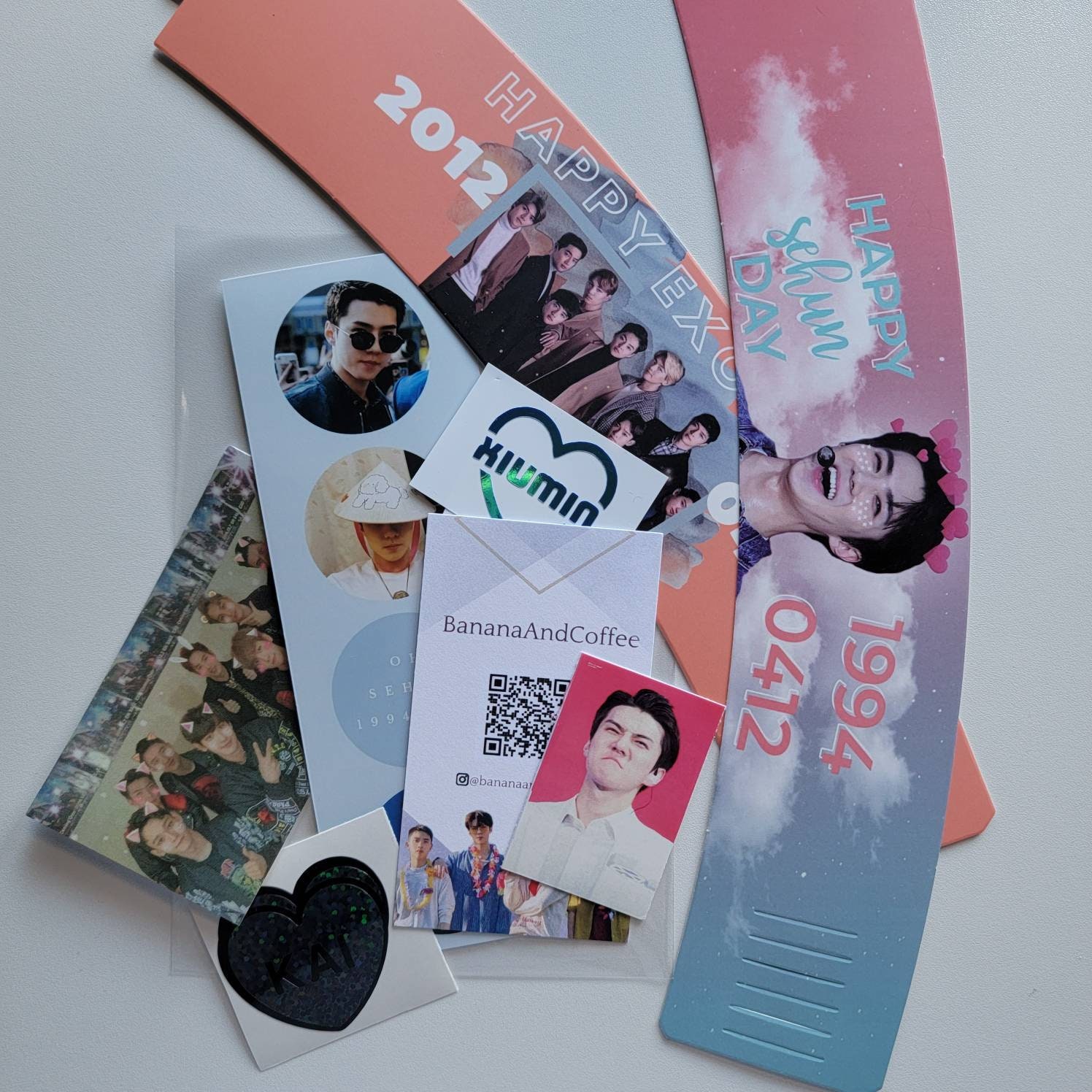 Random EXO Kpop Bundle Packs for Laptop Journal Lightstick - Etsy Australia