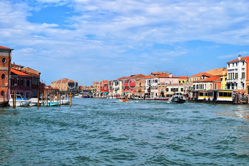Murano, Venice, Glass, Color, Gondola, Boats, Water, Italy - Etsy