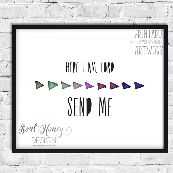 Here I Am Lord - Etsy