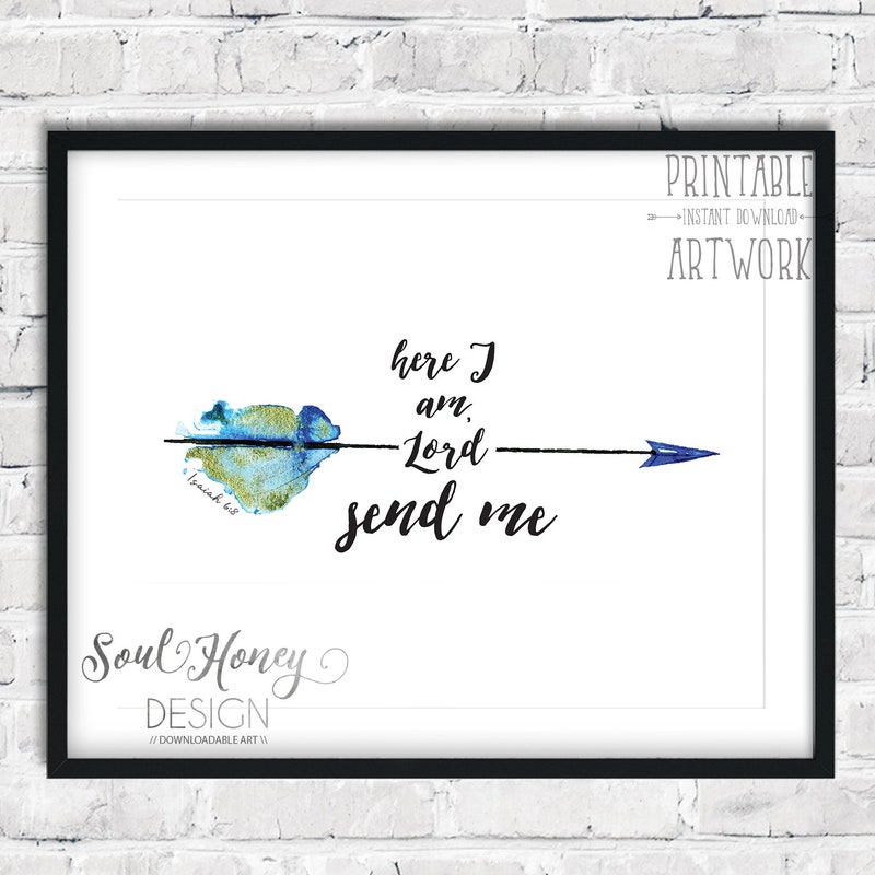 Here I Am Lord - Etsy