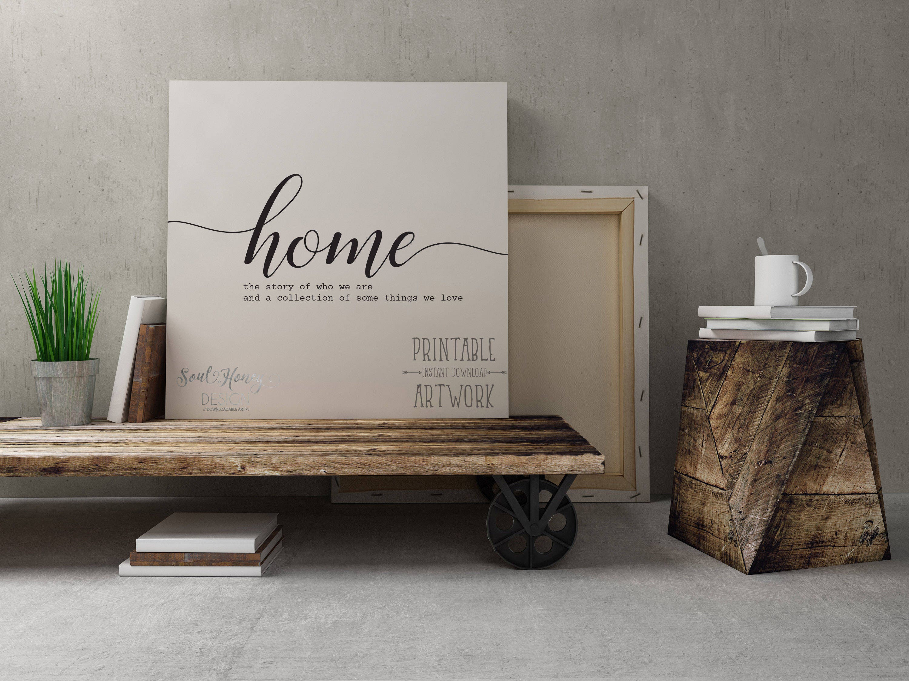 Downloadable Prints Home The Story of Who We Are A | Etsy