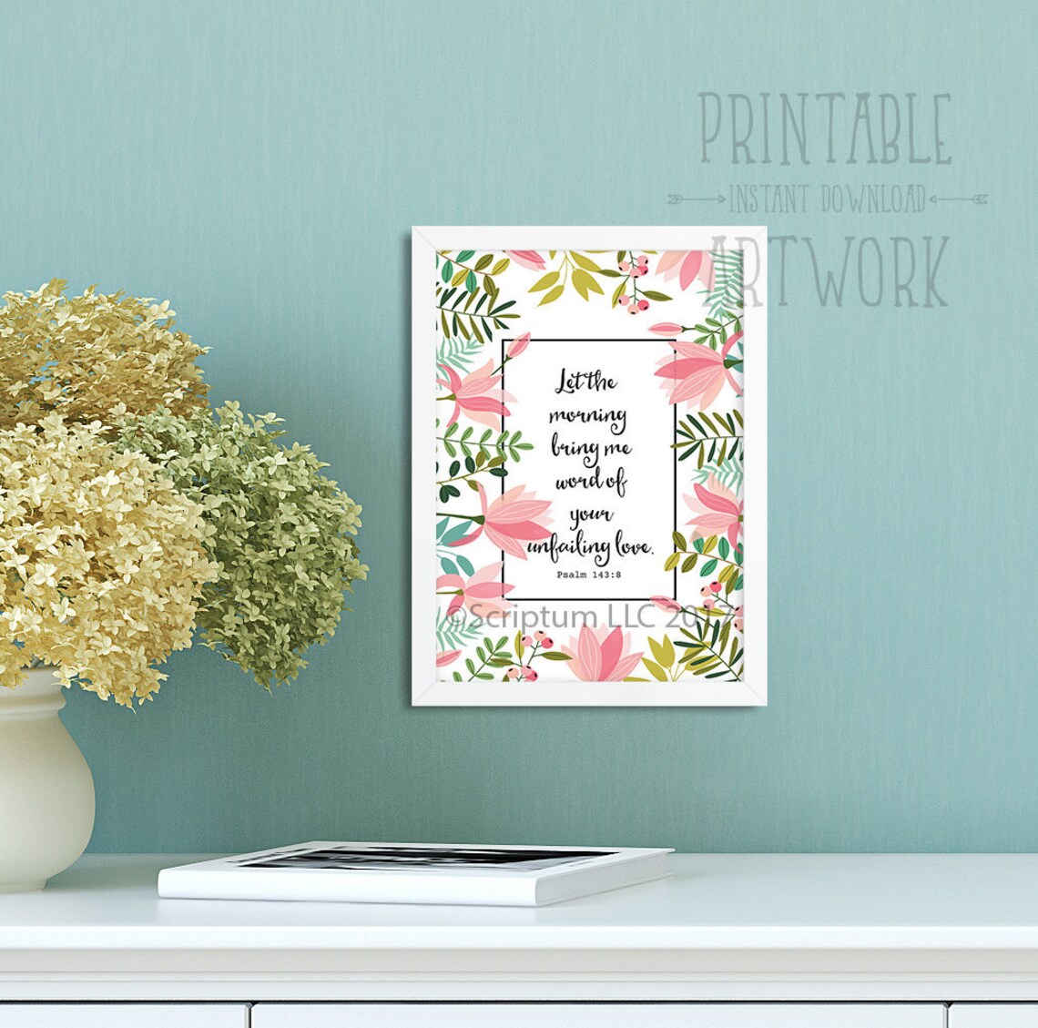 Let the Morning Bring Me Word of Your Unfailing Love Psalm - Etsy