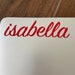 Computer Name Vinyl Decal Sticker- Personalized Computer Name Label ...