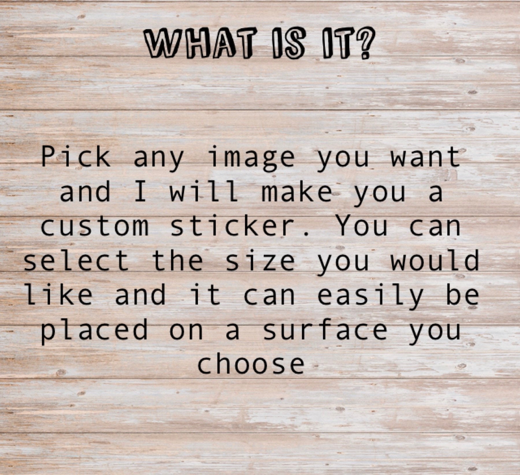 Custom Image Picture Vinyl Decal- Upload Image- Personalized Image ...