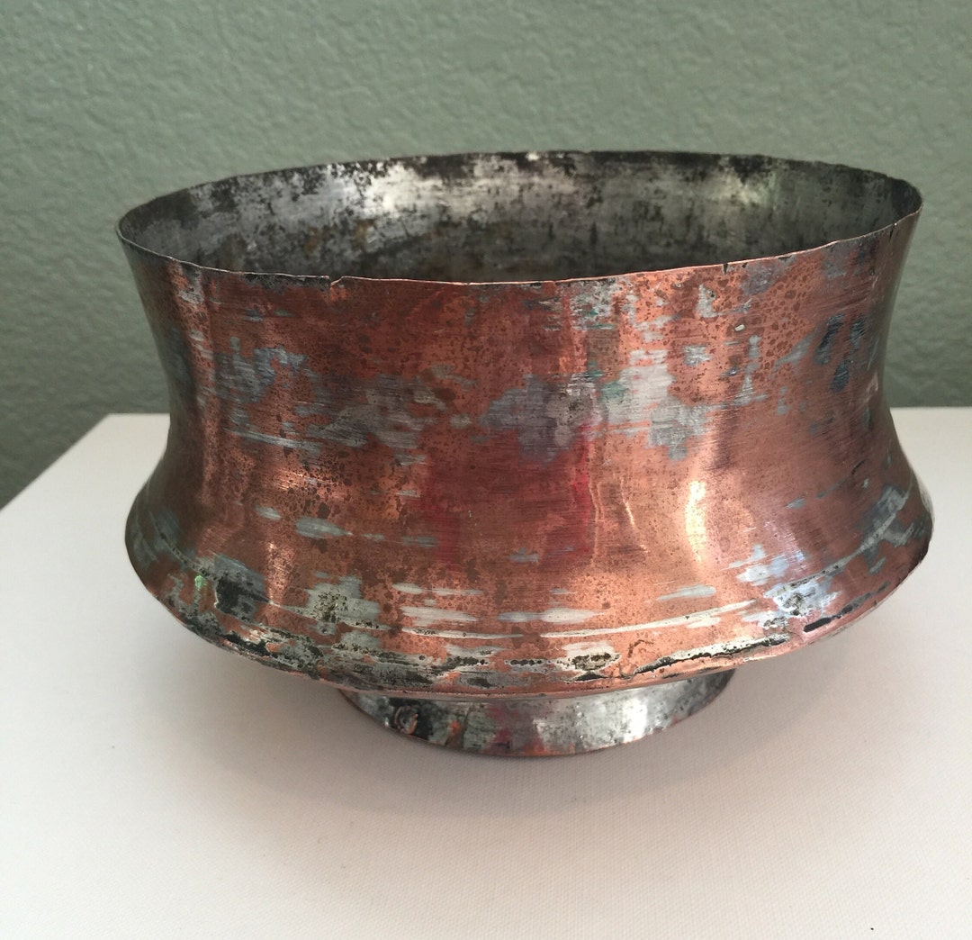 Vintage Copper Washed Tin Bowl. IMAX. Made in Turkey. Circa 1980s - Etsy