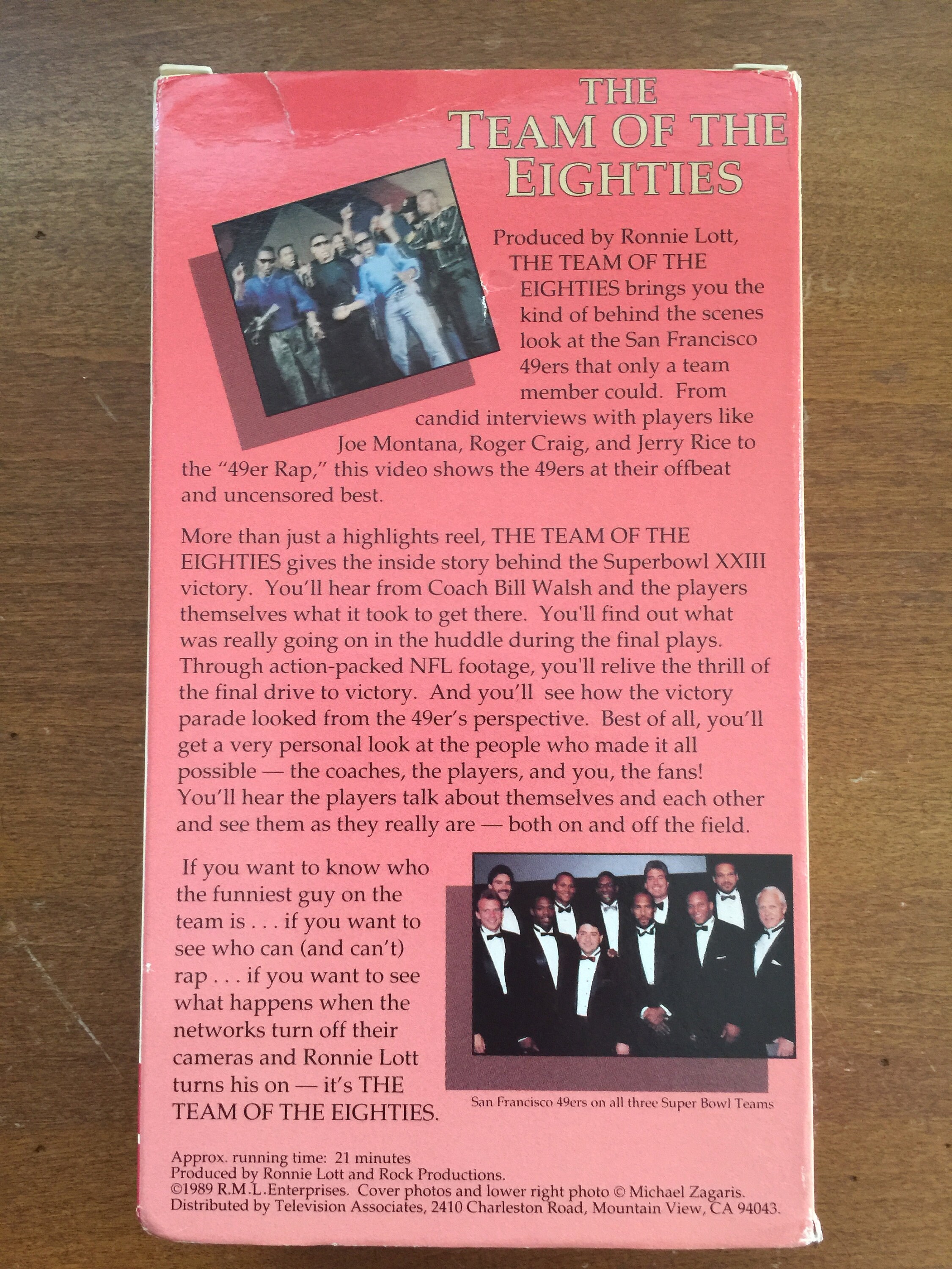 Vintage VHS Cassette team of the Eighties San - Etsy