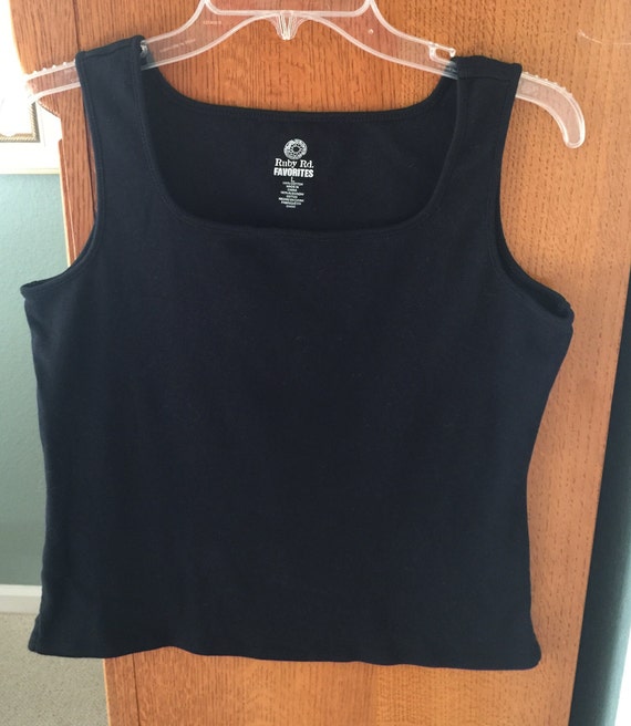 Vintage Ruby Road Favorites Scooped Neck Ladies Tank … - Gem