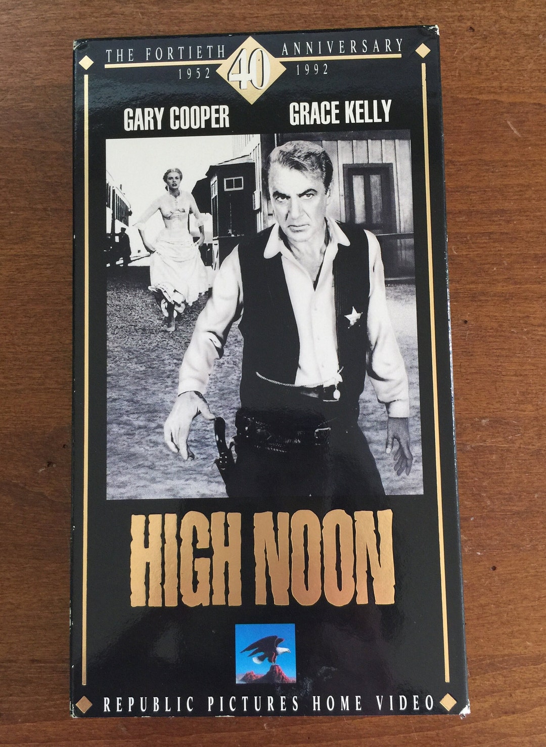 Vintage VHS Cassette Movie "high Noon" Produced 1952. Gary Cooper and ...
