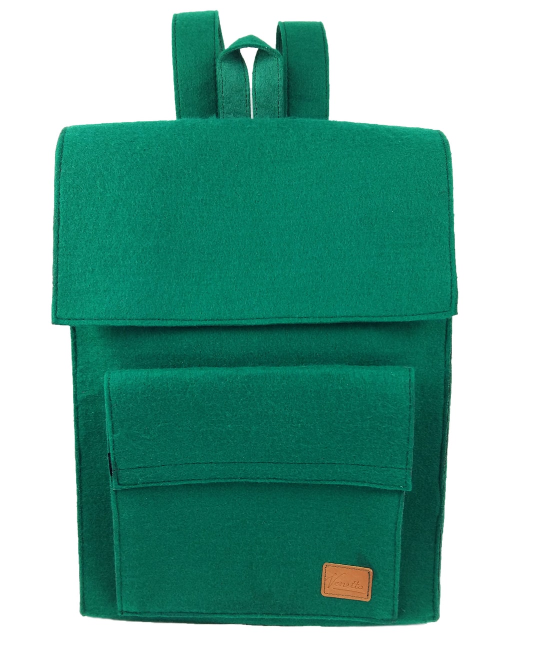 Venetto Backpack Bag Made of Felt Felt Backpack Unisex Handmade Green ...
