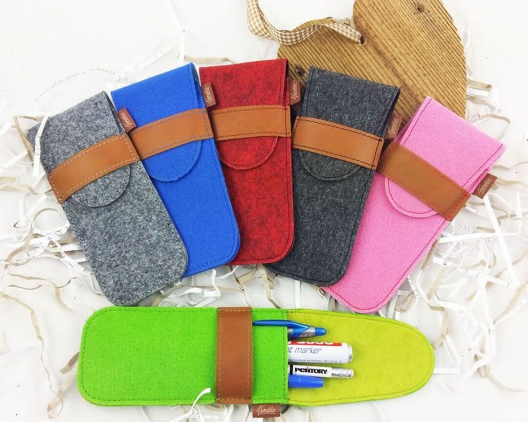 Pen Case Felt Case Student Case for Fountain Pens - Etsy