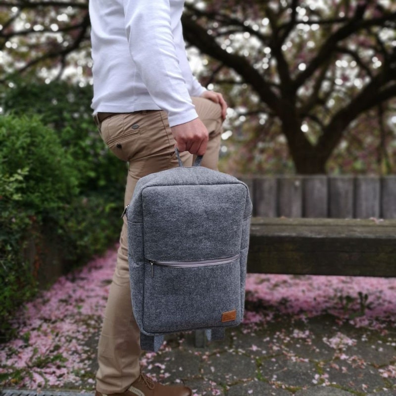 Wool Backpack - Etsy