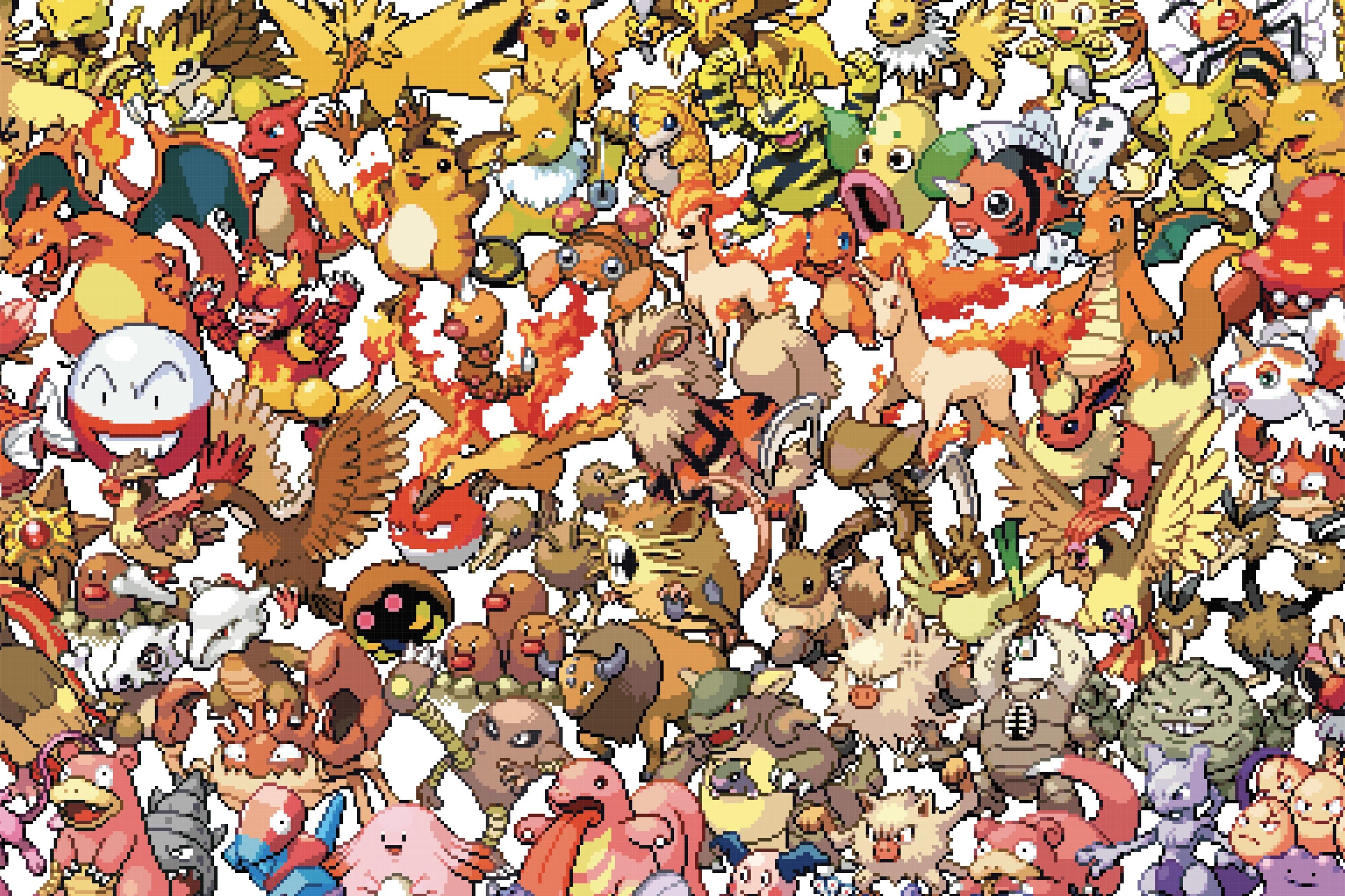 Pokemon Pattern | Gen 1 Pokémon | Cross Stitch | PDF | Fan Art ...