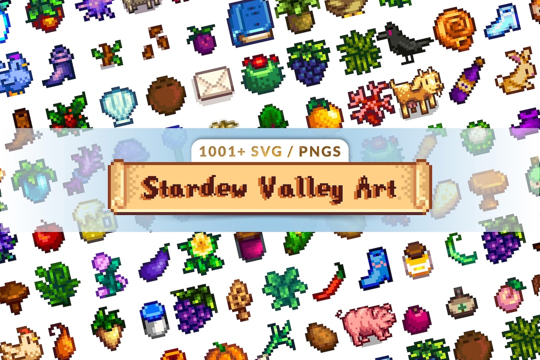 Stardew Valley Art Pack I SVG I Vector I Pngs I Fan Art - Etsy