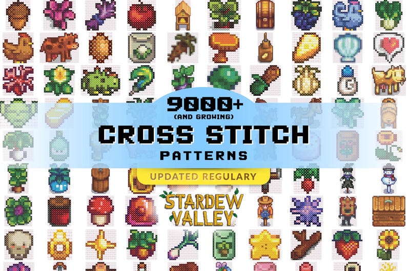 5500+ Stardew Valley-kruissteekpatronen I PDF I Fanart I Digitale ...