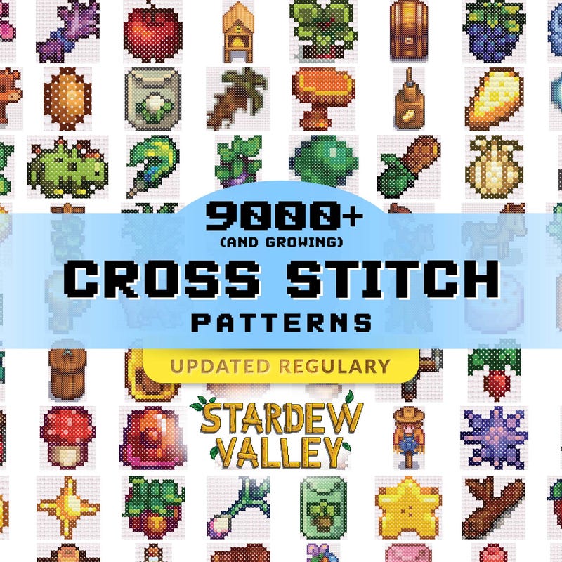 Spring Town Cross Stitch - Etsy
