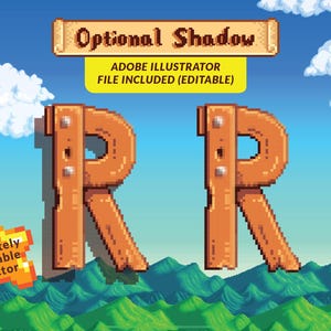 Stardew Valley 'font' I Logo Typeface I Vector I Pngs I Fan Art - Etsy