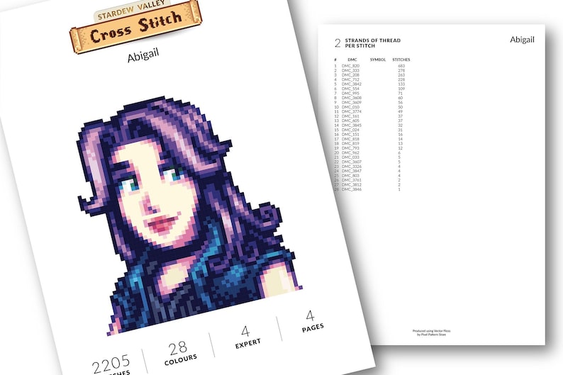 5500+ Stardew Valley-kruissteekpatronen I PDF I Fanart I Digitale ...