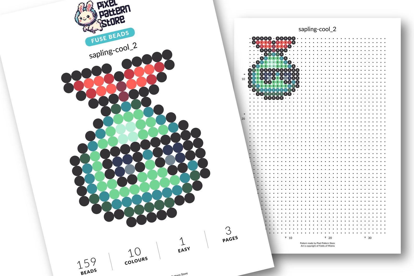 1800+ Fields of Mistria | Fuse Bead Patterns I PDF I Fan Art I Digital ...