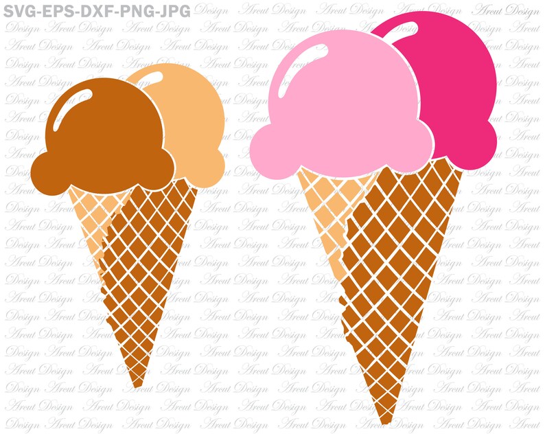 Ice Cream Cone Svg Sweet Ice Cream SVG Cut File for Cricut - Etsy