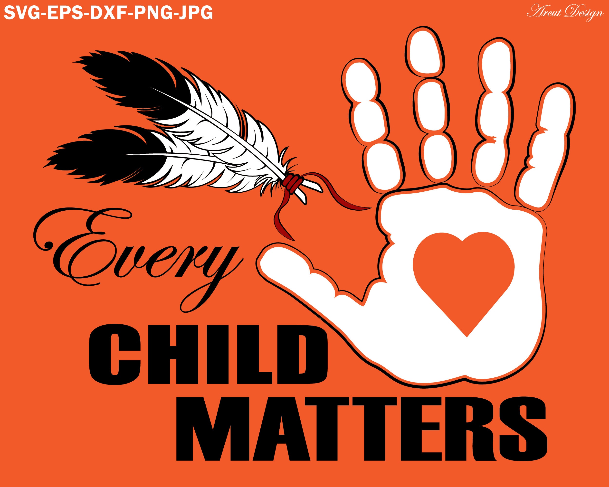Every Child Matters SVG Orange Day Svg Every Child Matter | Etsy