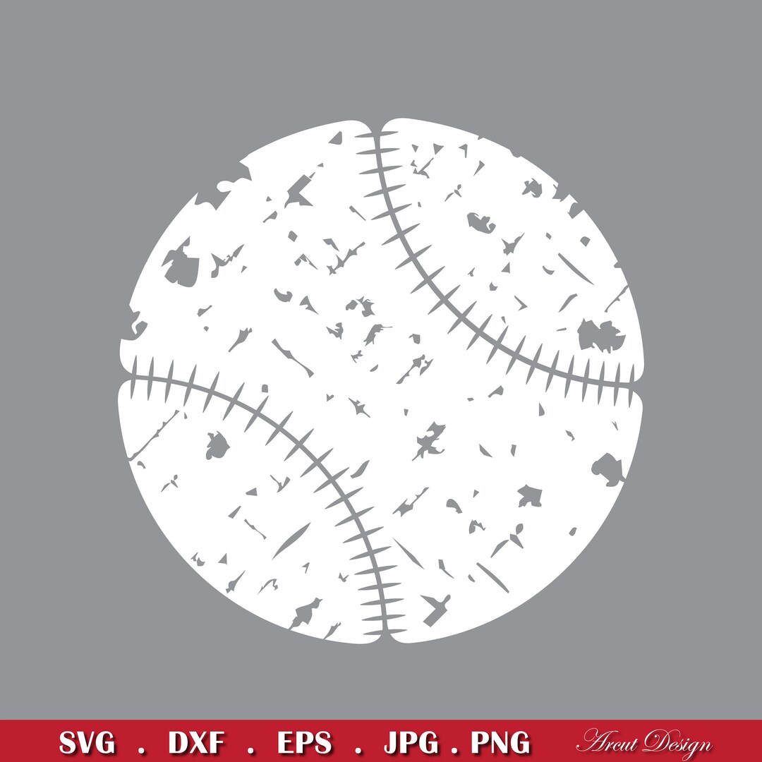 Baseball Distressed Svg, Monochrome Svg, Baseball Svg, Designs Svg, for ...