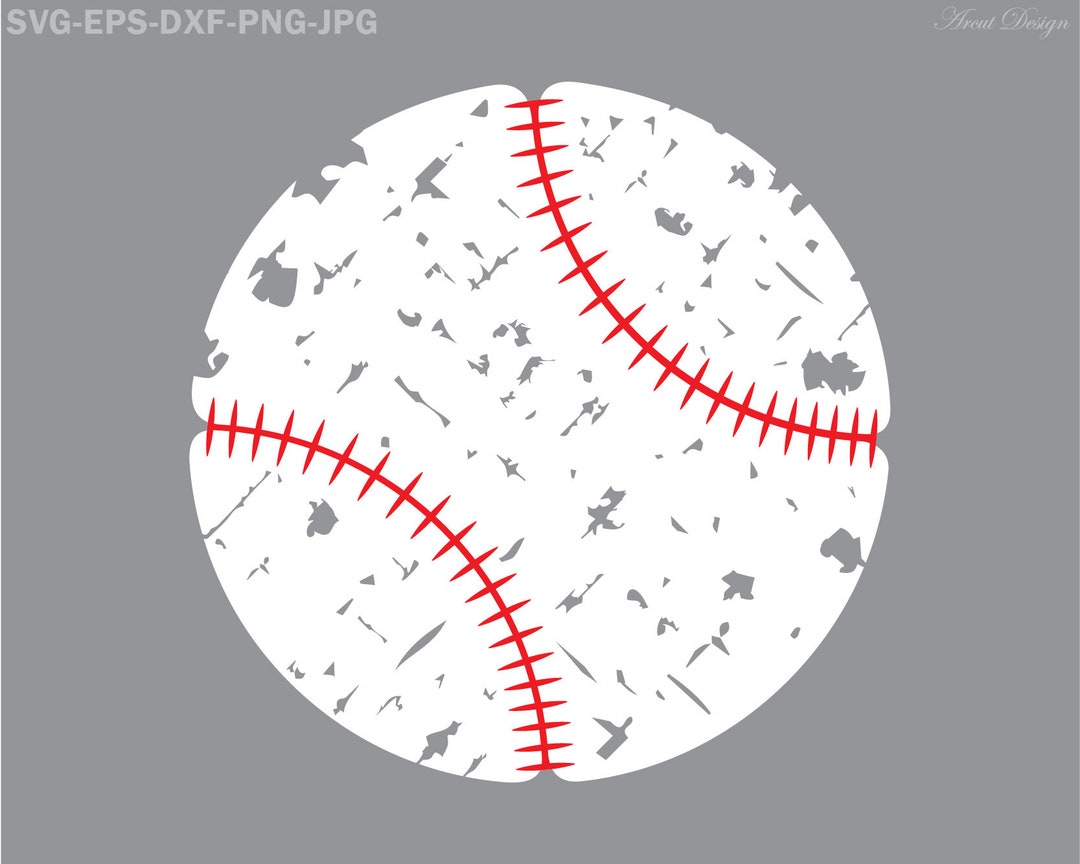 Distressed Baseball Svg, Baseball Svg, Distressed Svg, Grunge Baseball ...