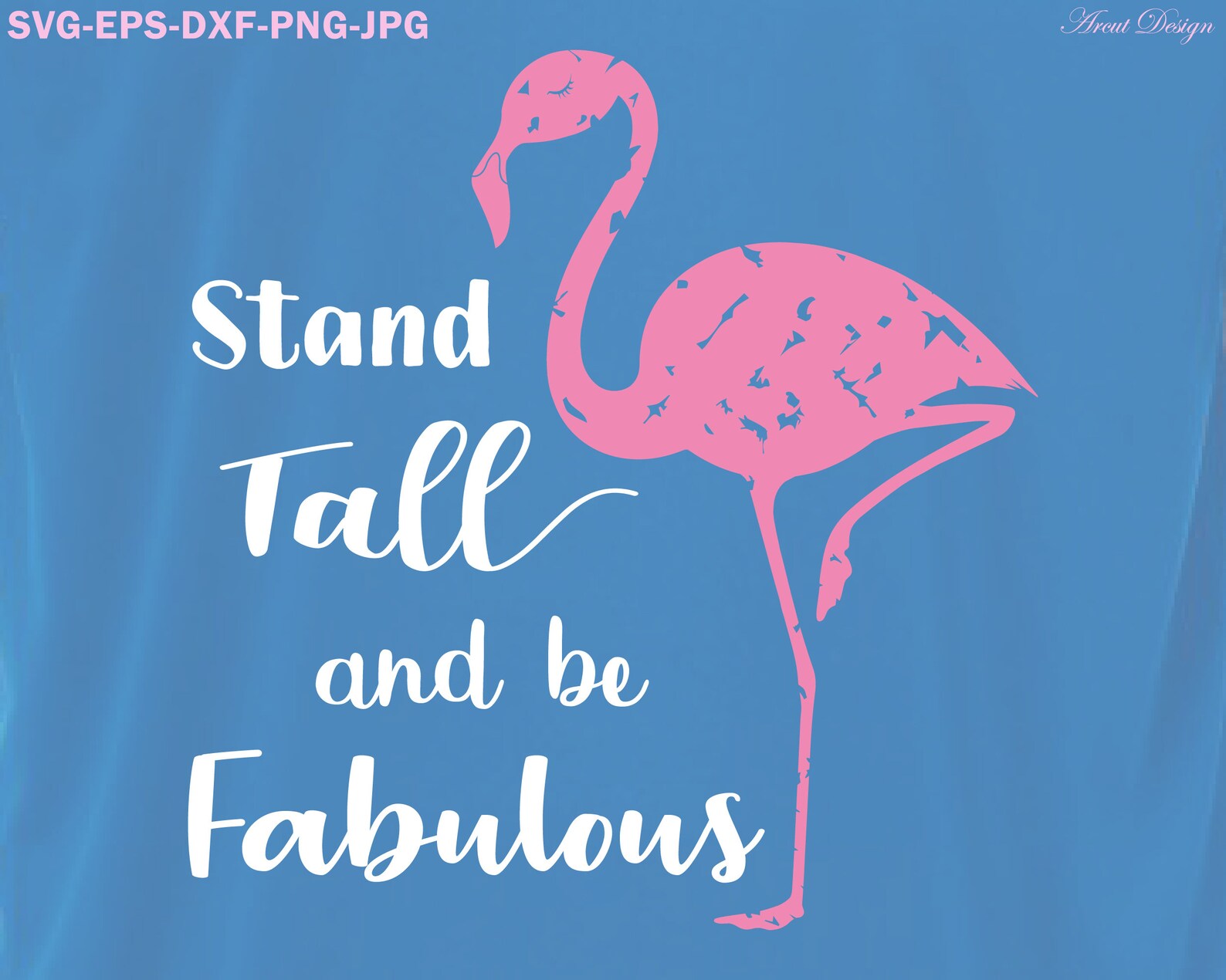 Stand Tall and Be Fabulous Svg Flamingo Svg Summer Svg - Etsy