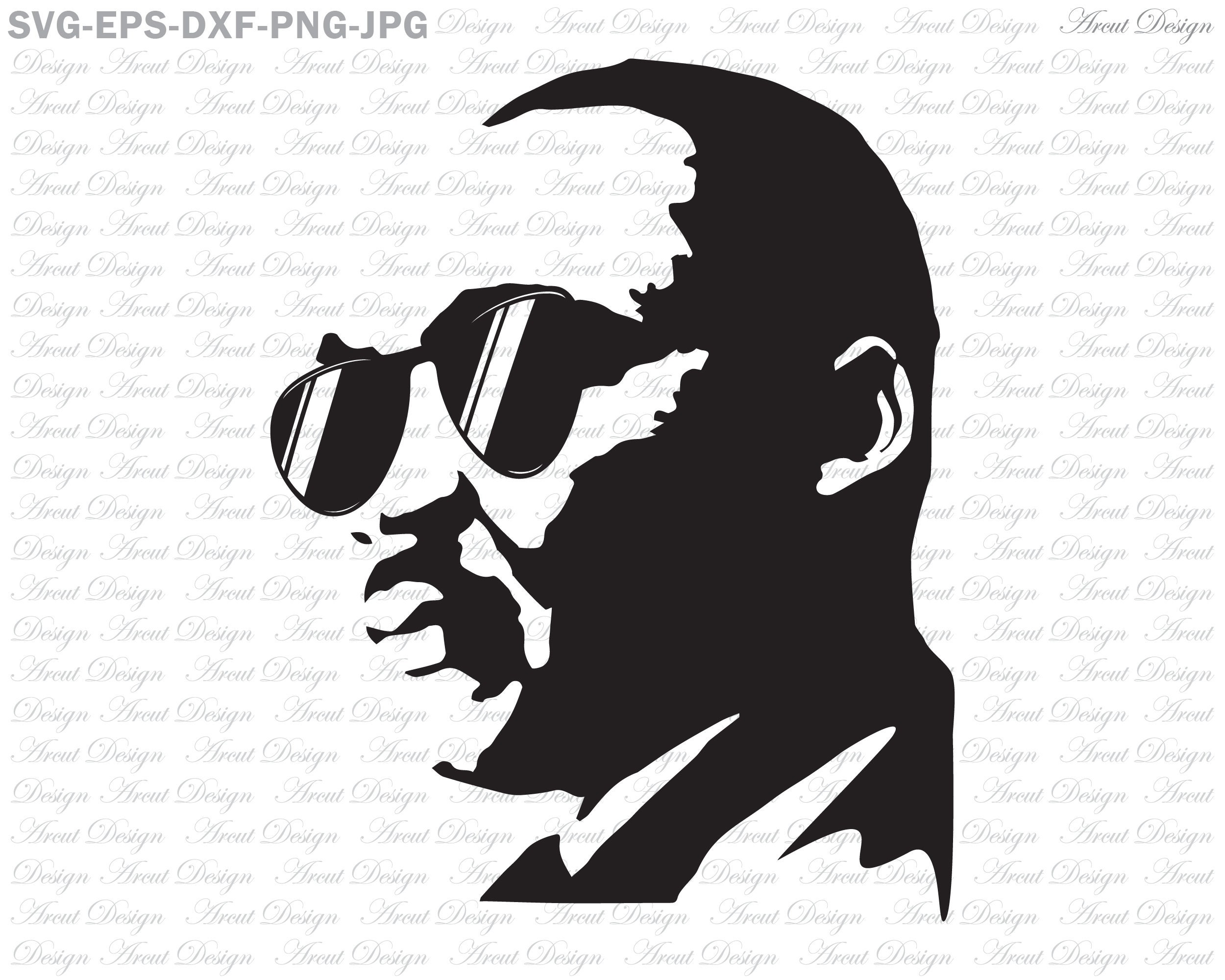 Martin Luther King Svg, Svg Files for Cricut and Silhouette, Sunglasses ...