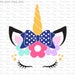 Unicorn Flower SVG, Unicorn Head Svg, Unicorn Face SVG, Unicorn SVG ...