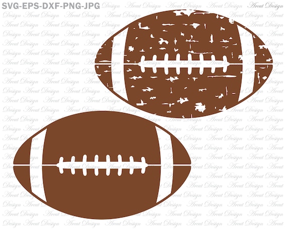 Football Svg Distressed Svg Distressed Football Football - Etsy