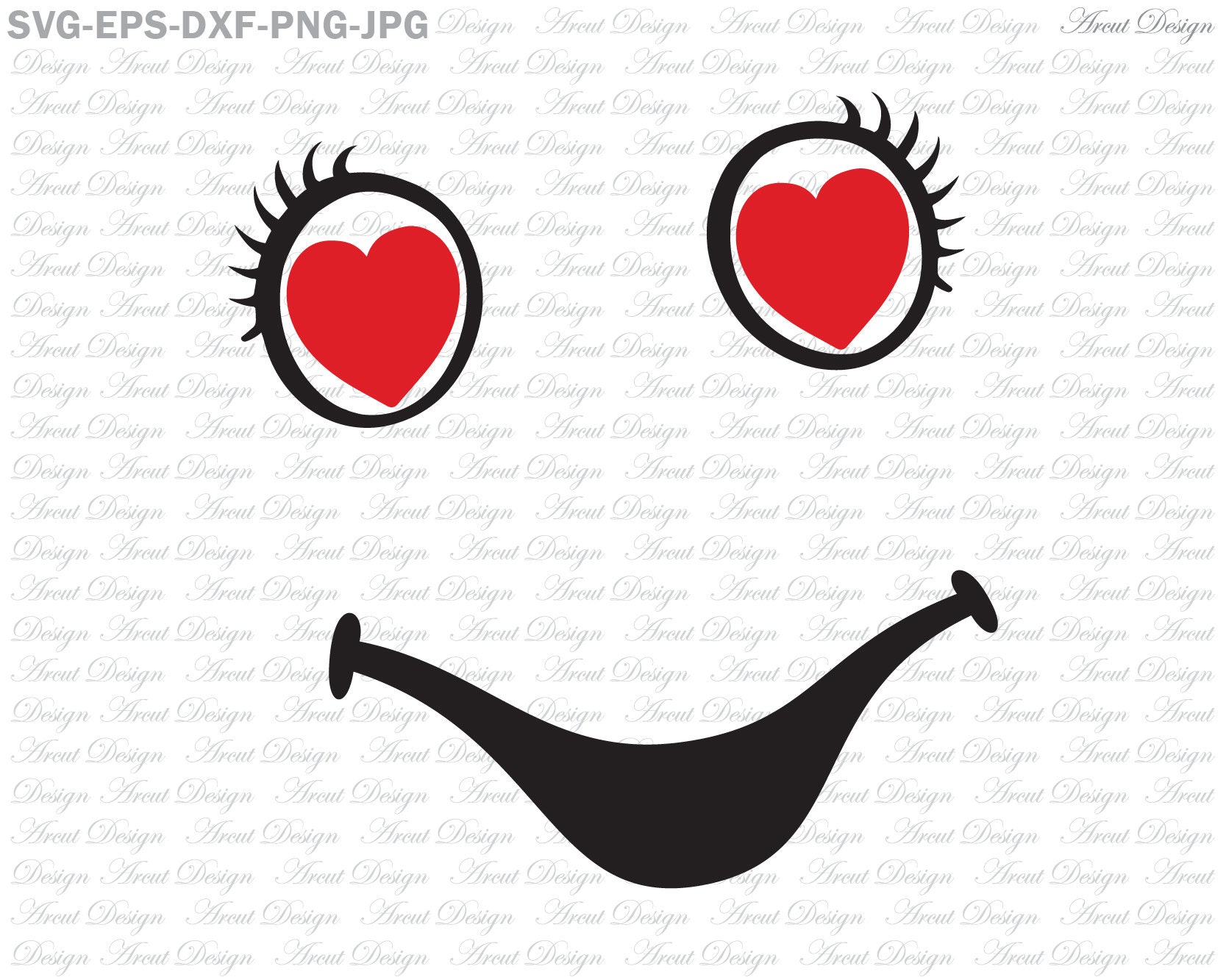 Valentine Face Svg Love Valentine Svg Happy Valentines Day | Etsy