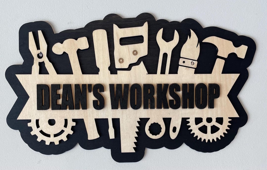 Custom Workshop Sign - Etsy