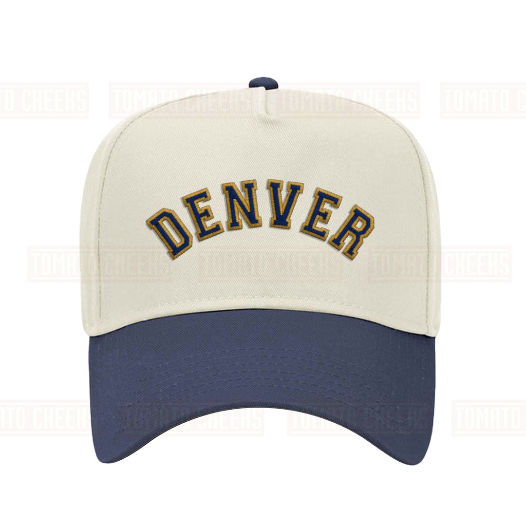 Custom Denver Embroidered Baseball Hat - Personalized Retro Arched ...