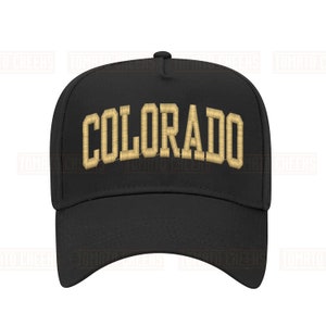 Colorado Hat - Custom Embroidered Cap State University Retro Block ...