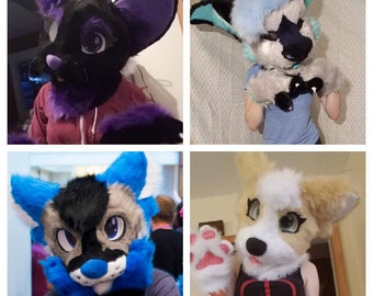 Lavafox fursuit | Etsy