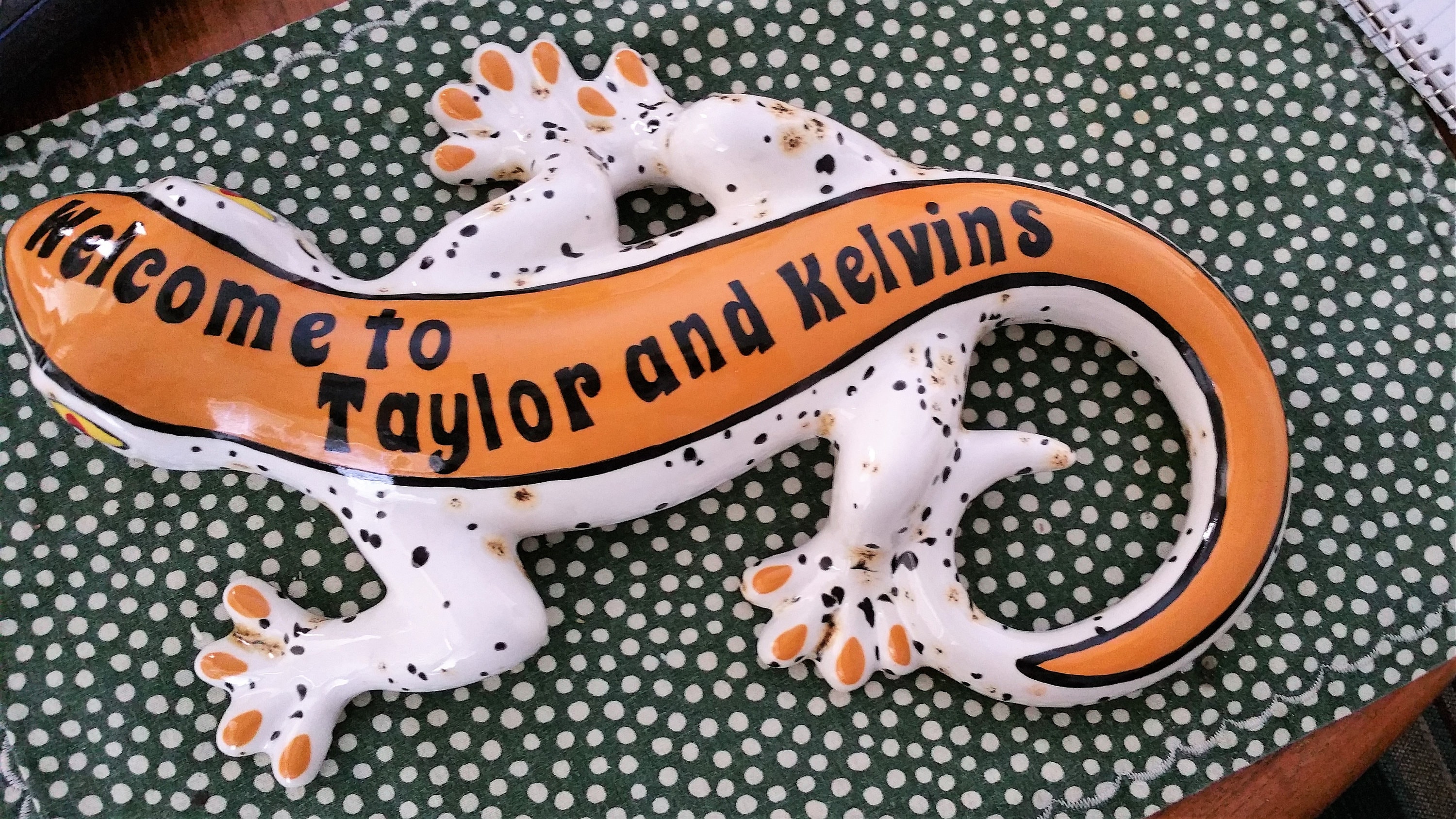 Custom Painted Ceramic Gecko - Etsy