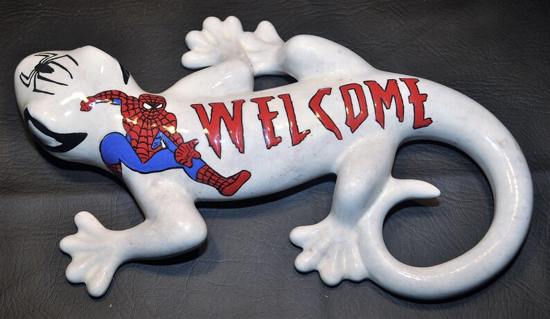 Custom Painted Ceramic Gecko - Etsy