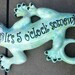 Custom Painted Ceramic Gecko - Etsy