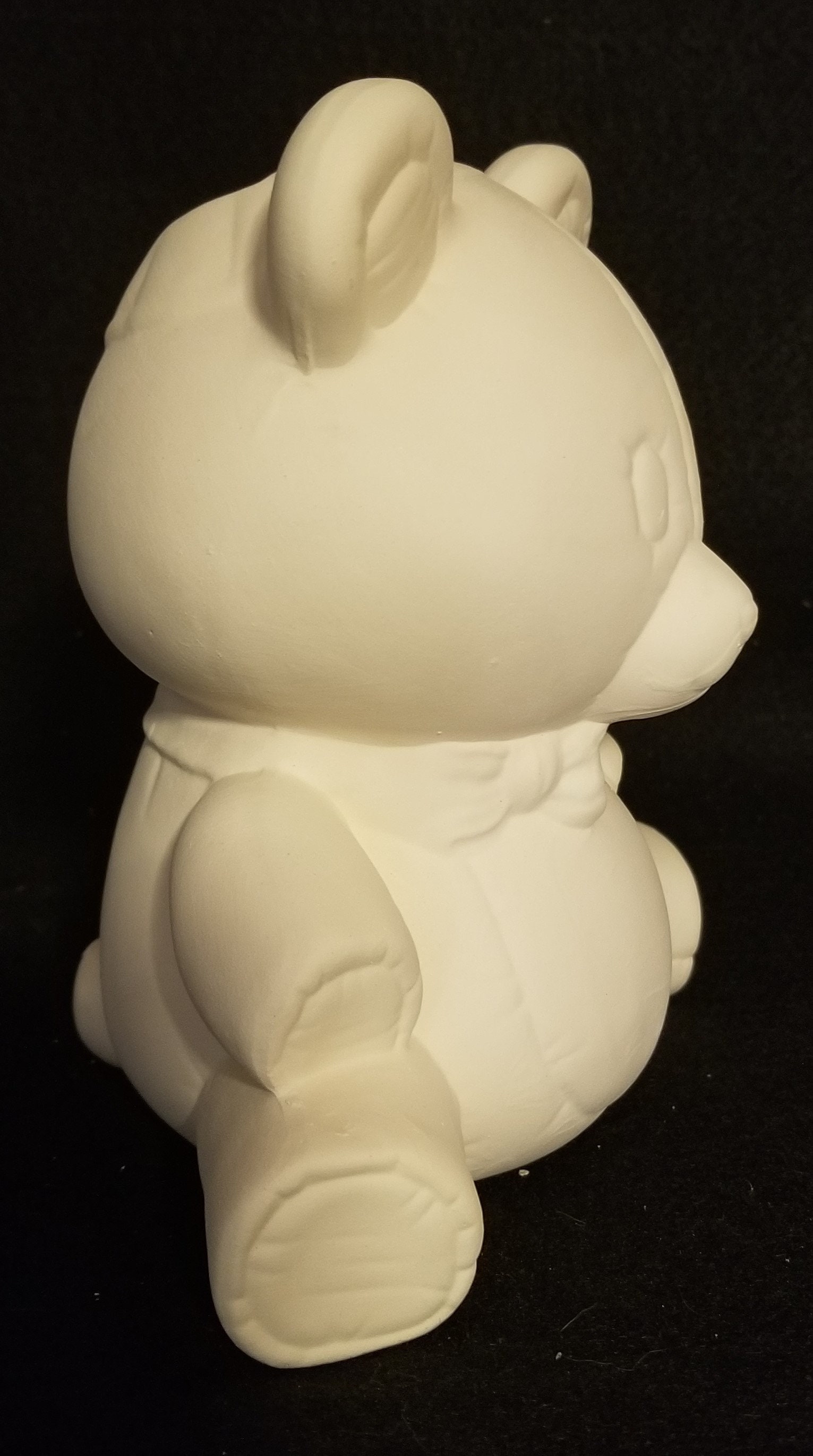 Ready to Paint Ceramic Teddy Bear Bank - Etsy