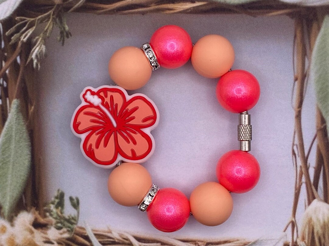 Hibiscus Cup Charm Flower Cup Charm Cup Accessories Tumbler Charms Stanley Charm Stanley ...